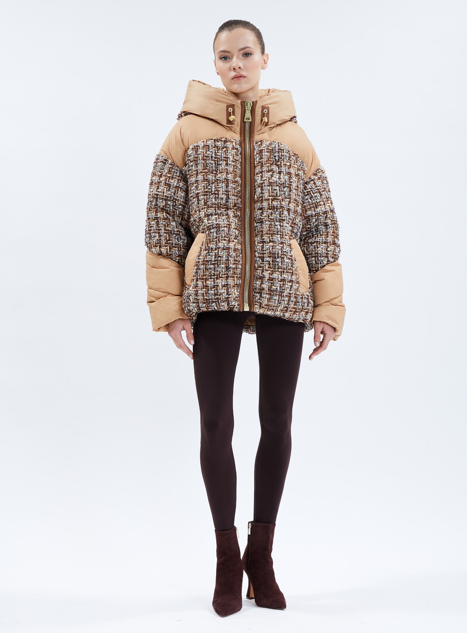 MATIGNON | TWEED JULES PUFFER JACKET – Nicole Benisti
